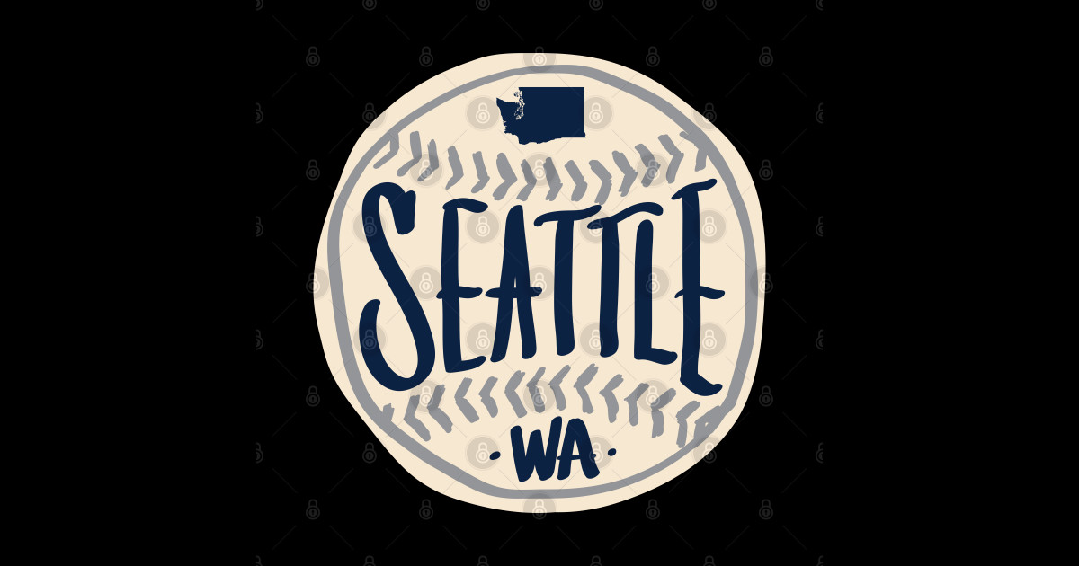 Seattle Washington Hand Drawn Script Design - Seattle Washington ...
