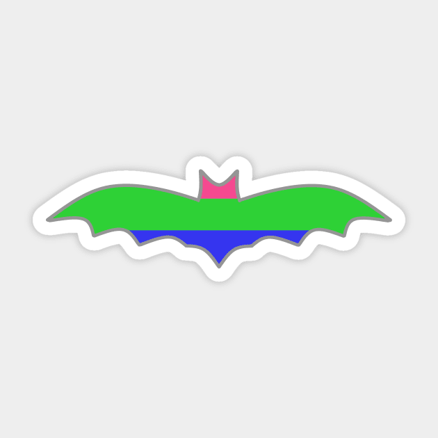 Polysexual/Polyromantic Pride Flag: Halloween Bat - Polysexual ...