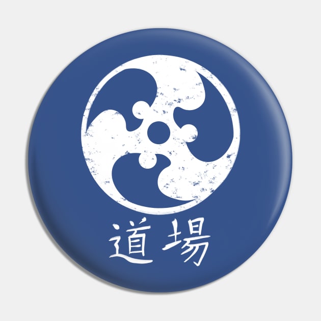 Blue Eye Samurai Taigen Shindo Dojo Symbol - Blue Eye - Pin | TeePublic