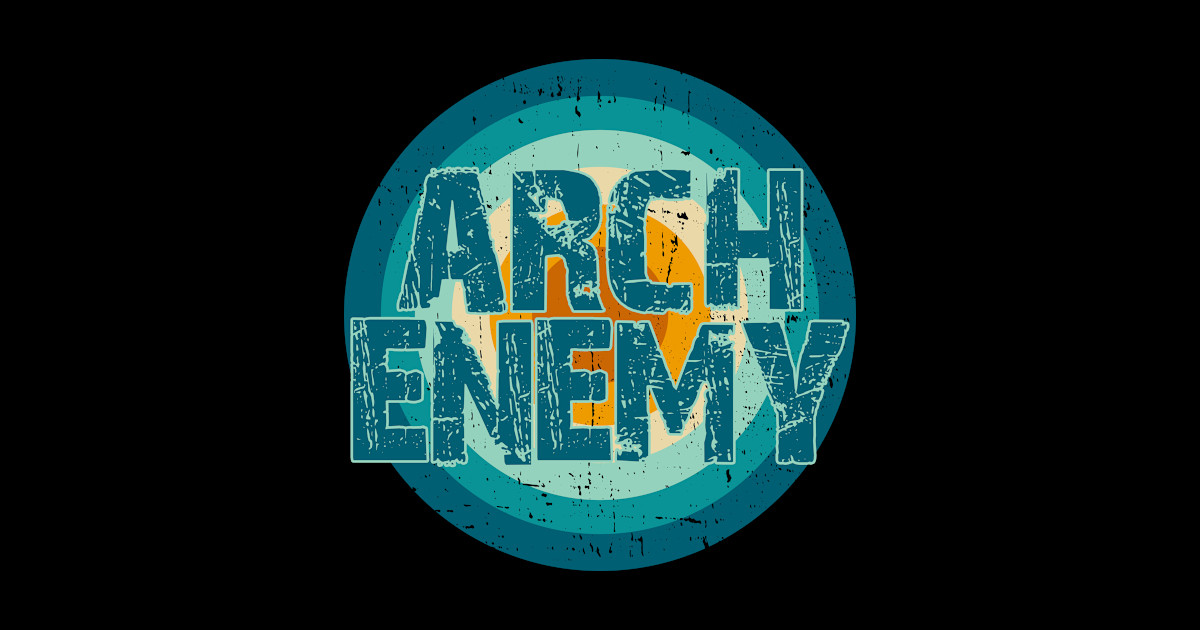 vintage color arch enemy - Arch Enemy - Sticker | TeePublic