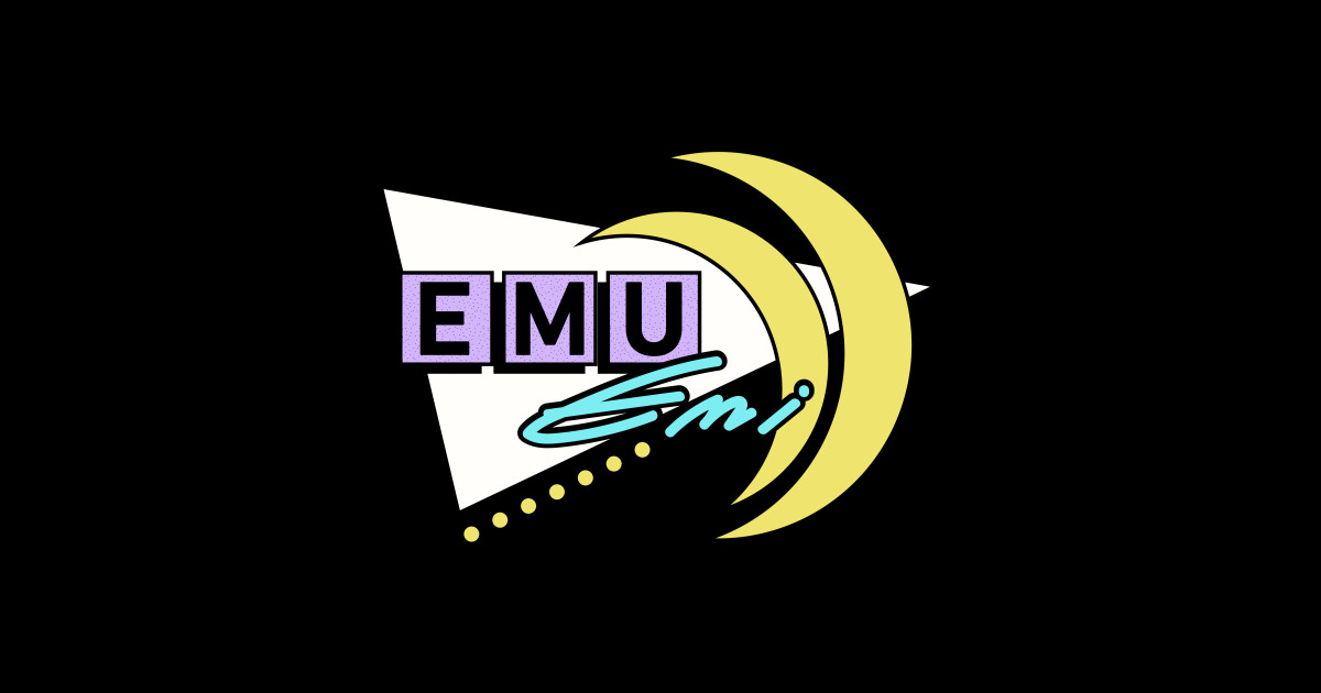 EmuEmi Logo - Emuemi - Sticker | TeePublic