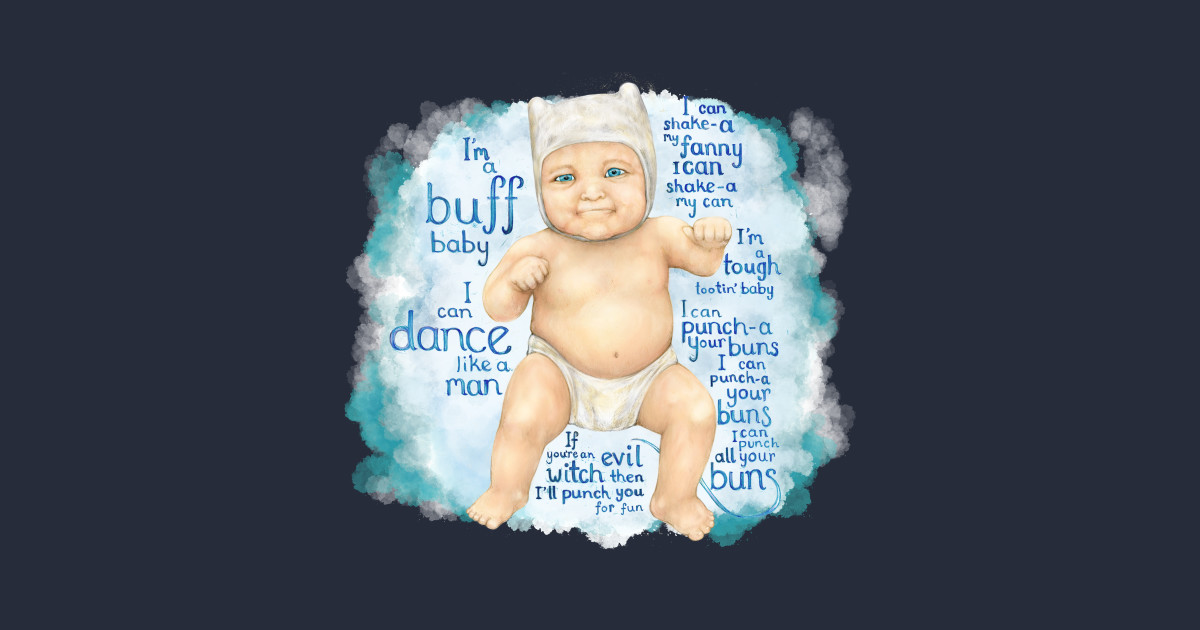 Finn the buff baby (Adventure Time fan art) - Adventure Time - Tank Top ...