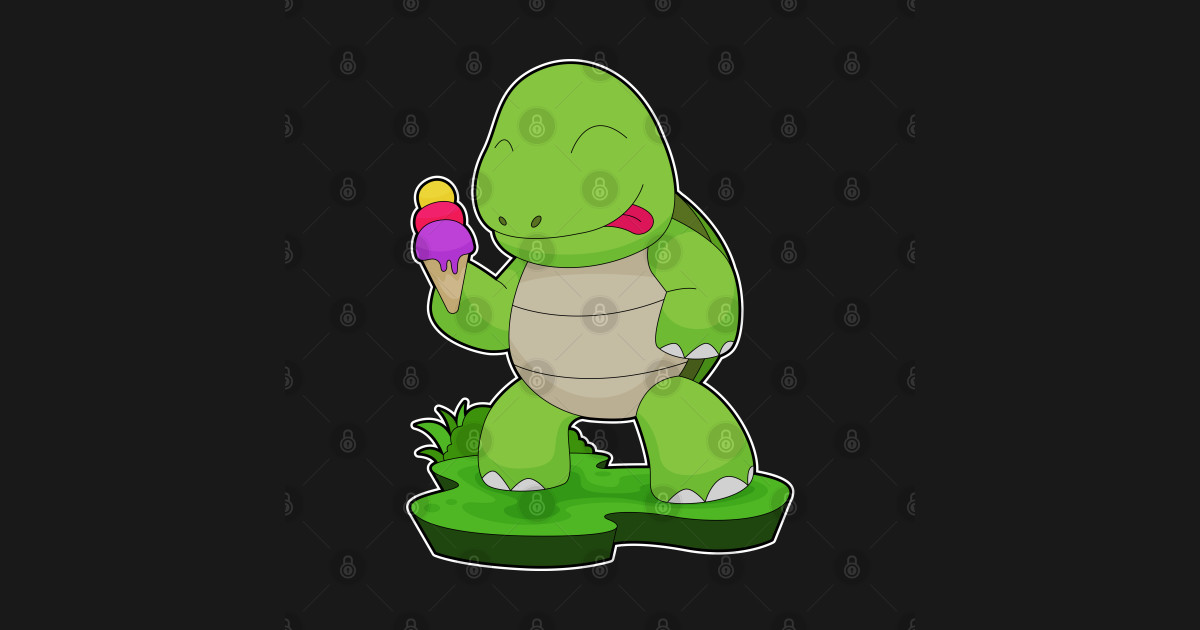 Turtle Waffle ice cream - Turtles - T-Shirt | TeePublic