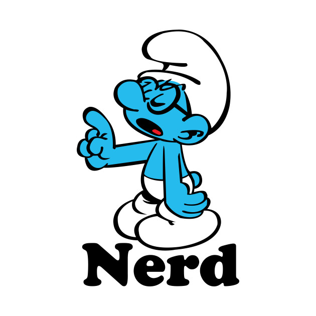 smurf nerd - Smurfs - T-Shirt | TeePublic