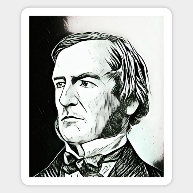 George Boole Black And White Portrait | George Boole Artwork 2 - George ...