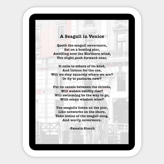 Pamela Storch - A Seagull in Venice Poem - Pamela Storch Poems ...