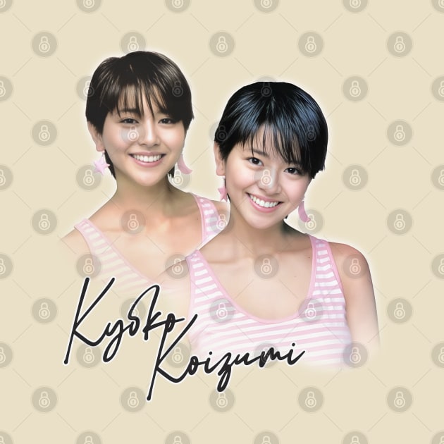 Kyoko Koizumi -- Retro 80s Fan Design - Kyoko Koizumi - T-Shirt | TeePublic