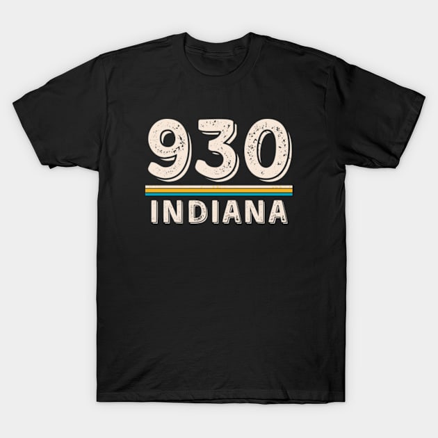 Indiana Area Code 930 - Indiana Area Code 930 - T-Shirt | TeePublic