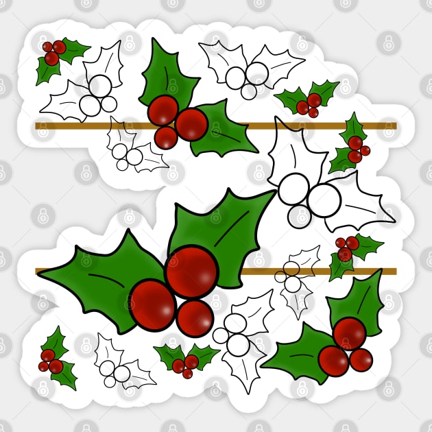 Under the Mistletoe - Christmas - Sticker | TeePublic