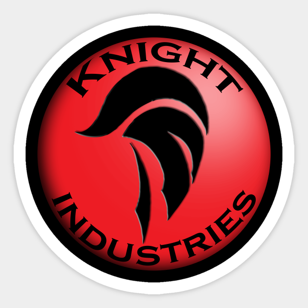 Knight Rider Knight Industries - Knight Rider - Sticker | TeePublic