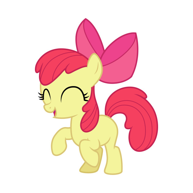 Happy Apple Bloom - My Little Pony - T-Shirt | TeePublic