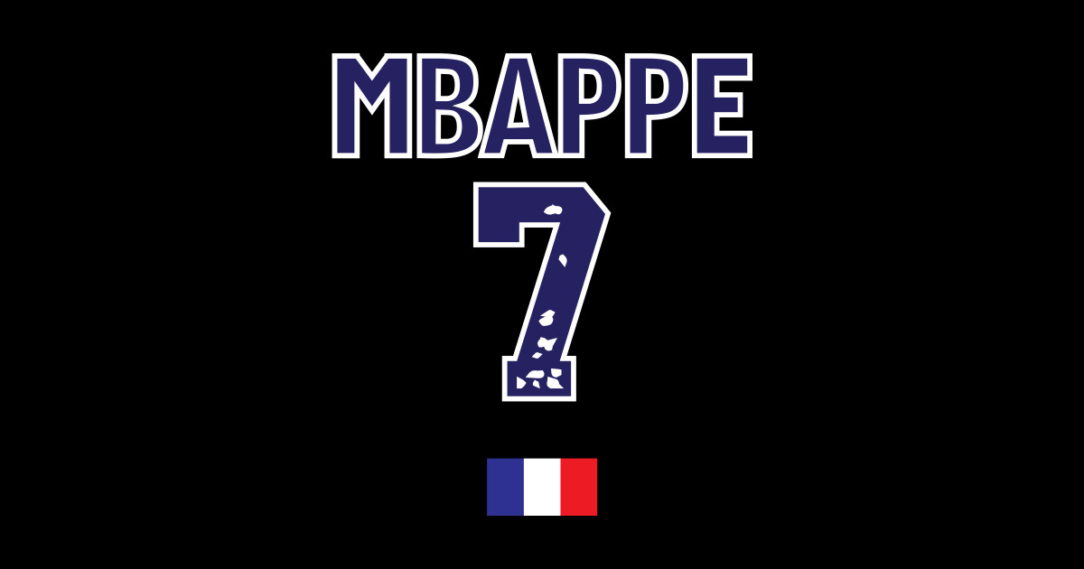 KYLIAN MBAPPE 7 - Mbappe - Sticker | TeePublic