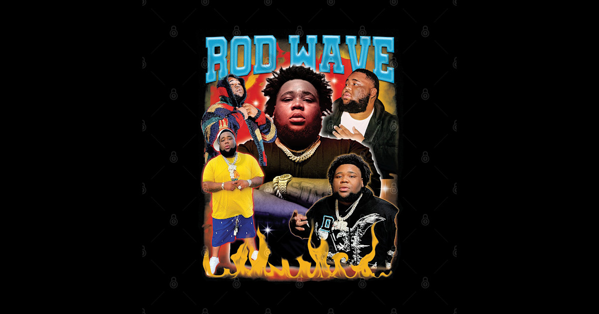Rod Wave Retro Bootleg - Rod Wave - Sticker | TeePublic
