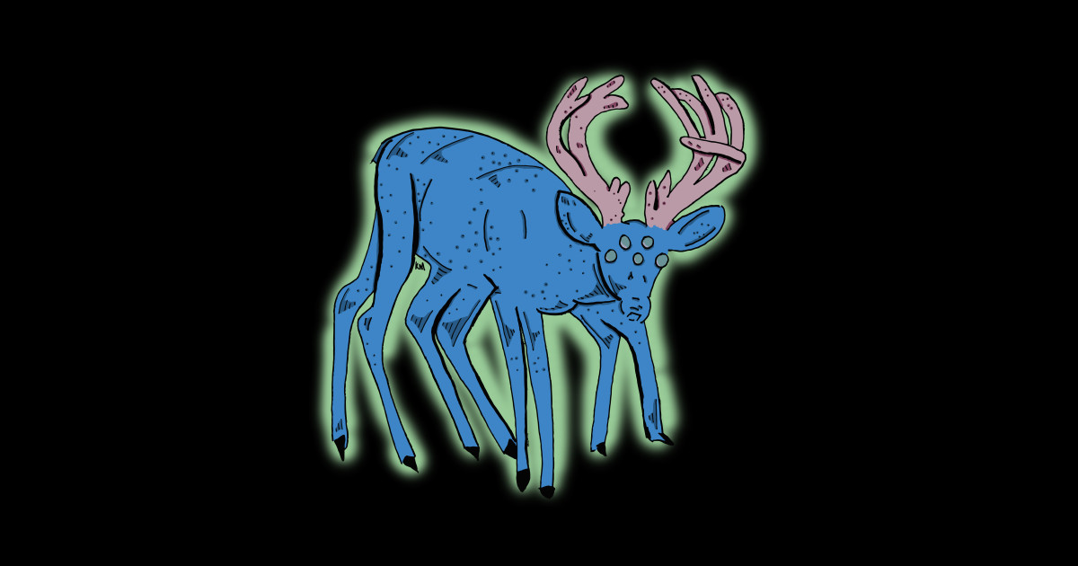 Mutant Deer - Deer - Sticker | TeePublic