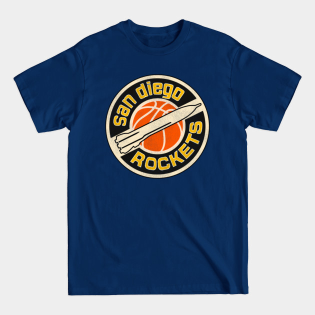 San Diego Rockets Retro Defunct Basketball - San Diego - T-Shirt sold ...