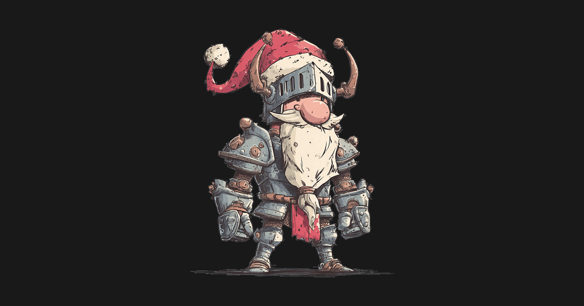 Cool Knight In Armor Christmas Fantasy Holiday Theme - Christmas Knight ...