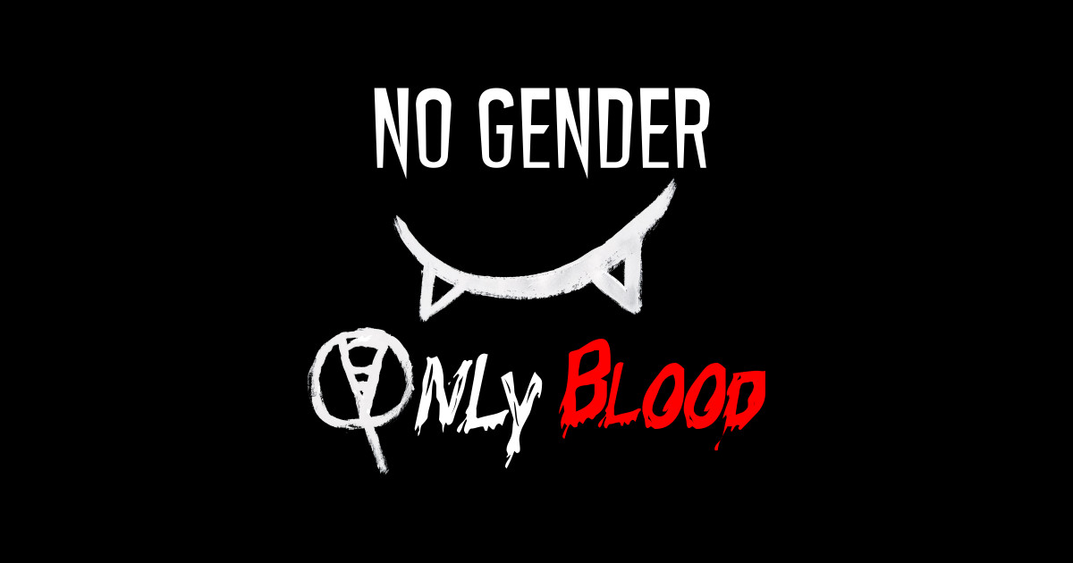 No Gender, Only Blood - Pro Wrestling - Sticker | TeePublic