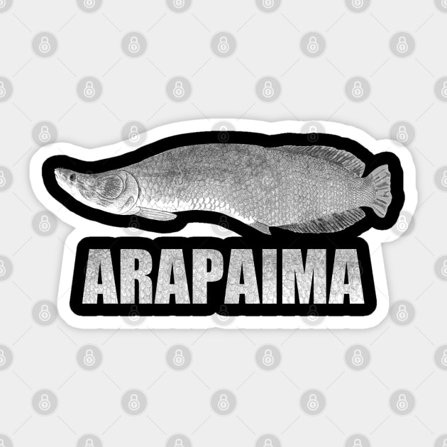 Arapaima Fish - Sea monster - Arapaima - Sticker | TeePublic