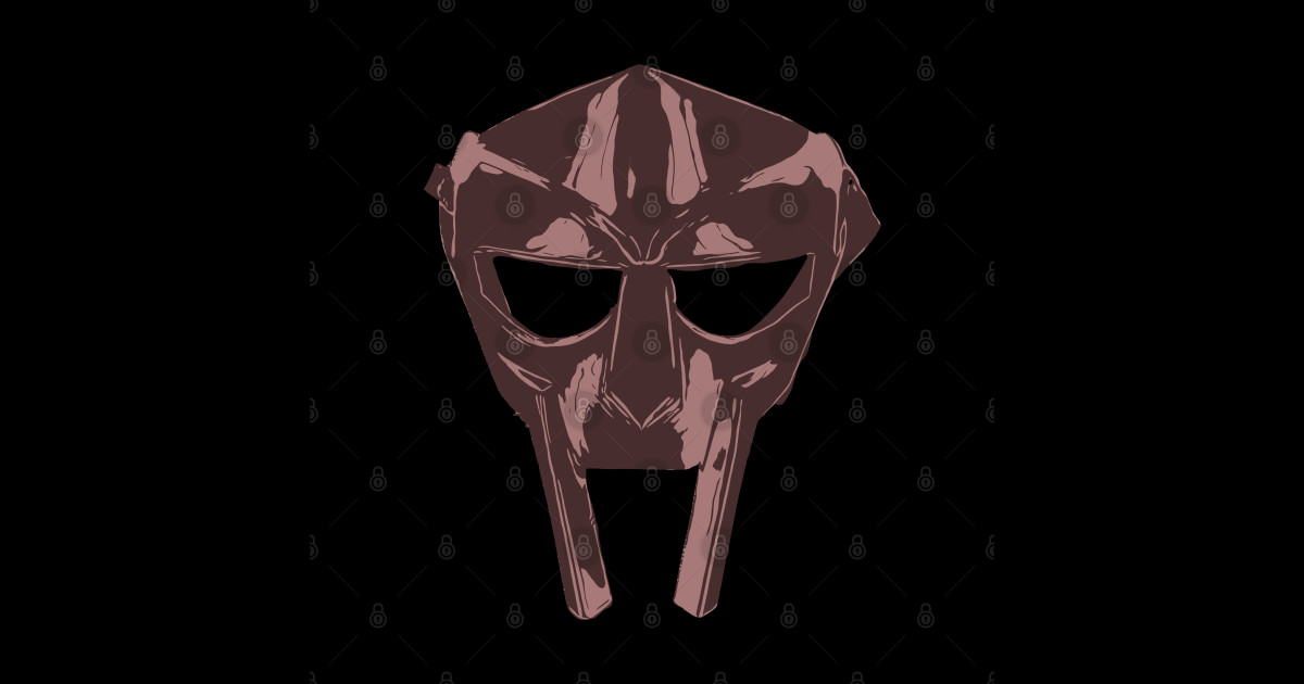 MF doom mask brown vintage, rapper - Mf Doom - Magnet | TeePublic