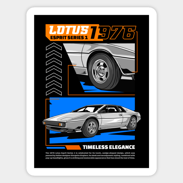 1976 Lotus Series 1 Sport Car - 1976 Lotus Series 1 Sport Car - Sticker ...