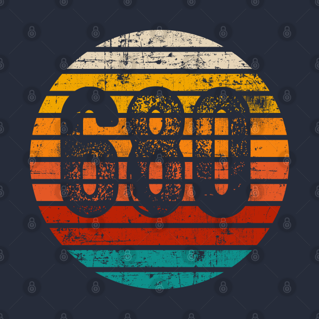 Distressed Vintage Sunset 680 Area Code - 680 Area Code - T-Shirt ...