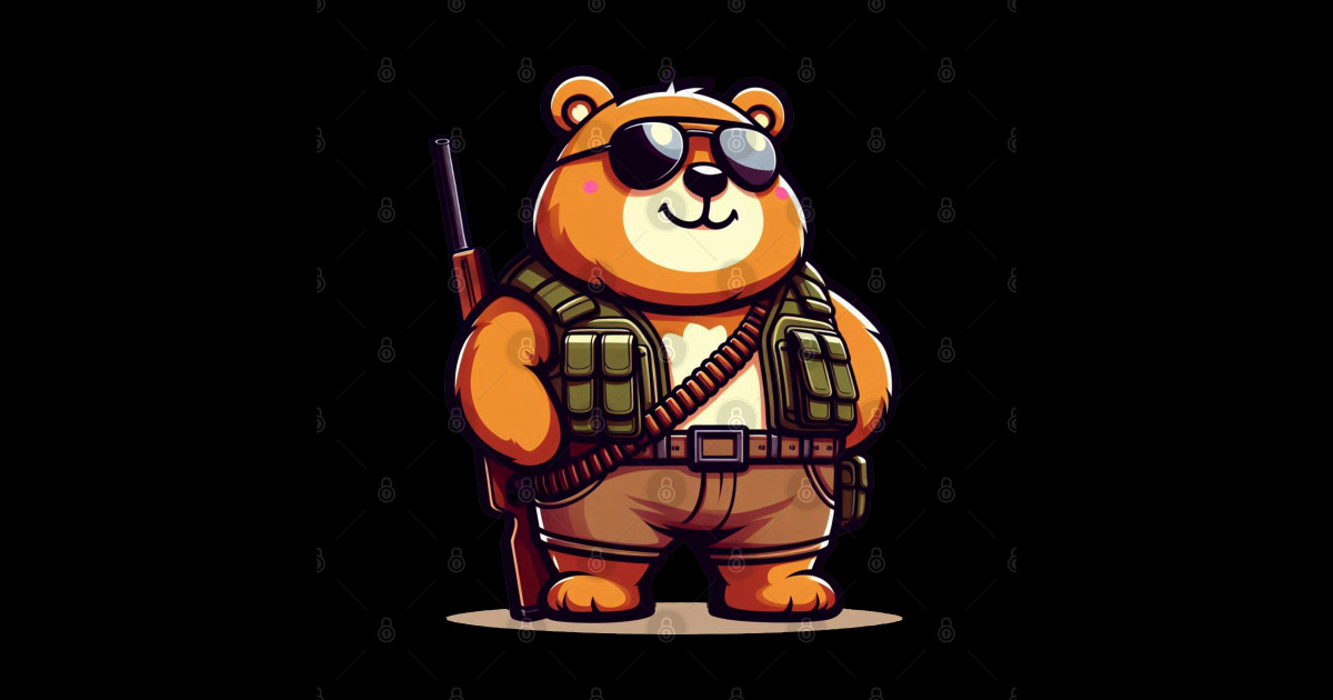 Tactical Bears - Tactical - Sticker | TeePublic