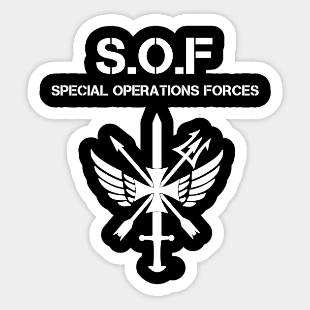 Special Operations Forces S.O.F. - Special Operations Command - Sticker ...