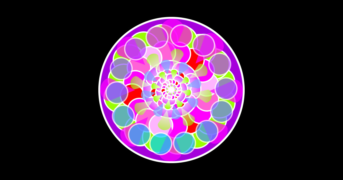 Multi color wheel - Multi Color Wheel - Sticker | TeePublic