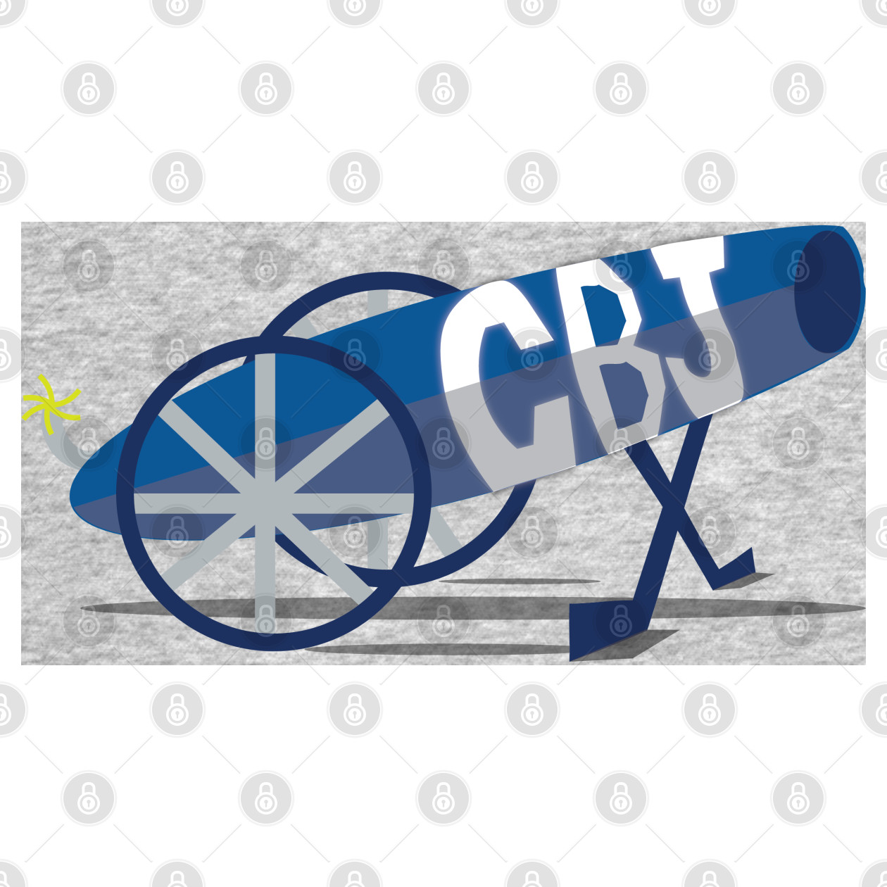 CBJ Cannon - Columbus Blue Jackets - T-Shirt | TeePublic