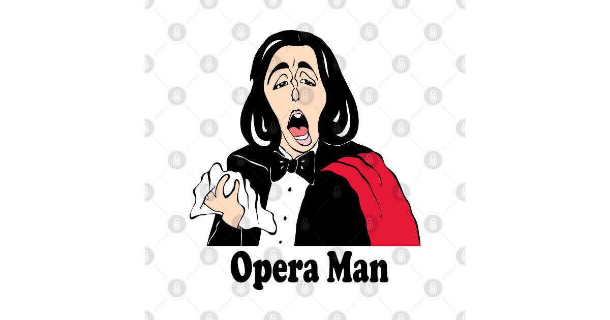 SNL FAN ART - OPERA MAN - Snl Opera Man Adam Sandler - T-Shirt | TeePublic