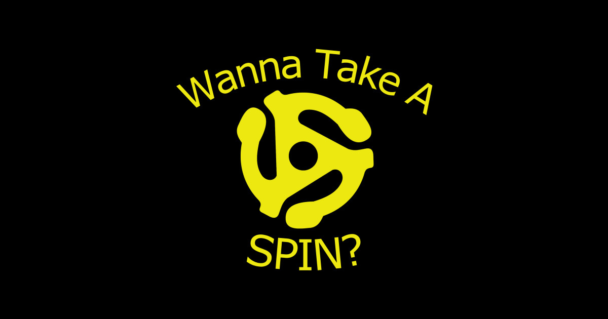 45 Record Spin - Vinyl Record - Sticker | TeePublic