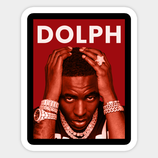 YOUNG DOLPH - Young Dolph - Sticker | TeePublic