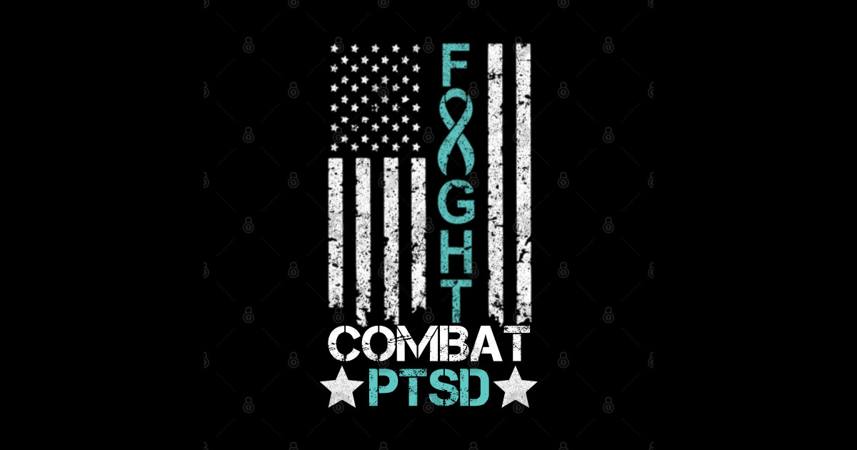 Combat PTSD - Military - Sticker | TeePublic