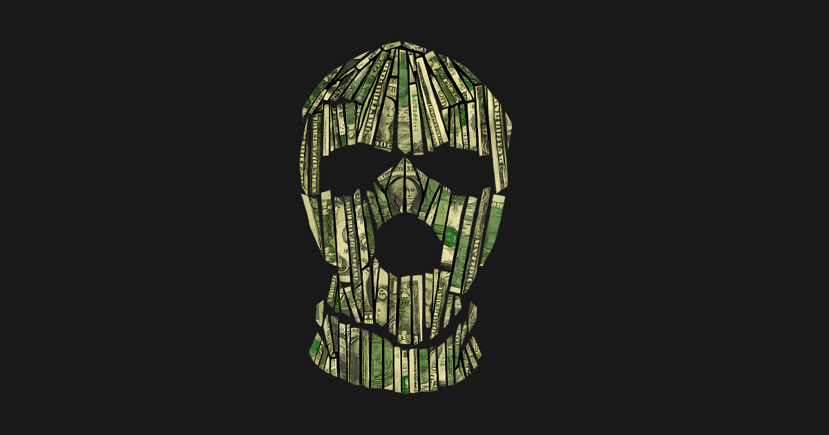 Money Ski dollar Ski balaclava Dollar Bills - Unique Money Mask - T ...