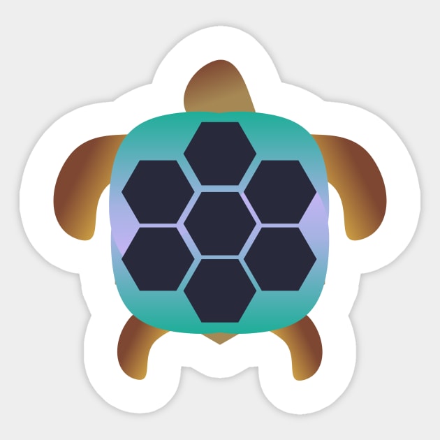 Green Turtle - Green Turtle - Sticker | TeePublic