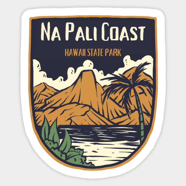 Na Pali Coast State Park - Aloha - Sticker | TeePublic