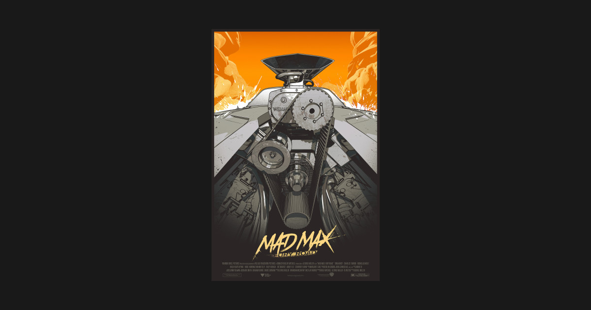 Mad Max Machine - Fury Road Movie Show Series Furiosa - T-Shirt | TeePublic