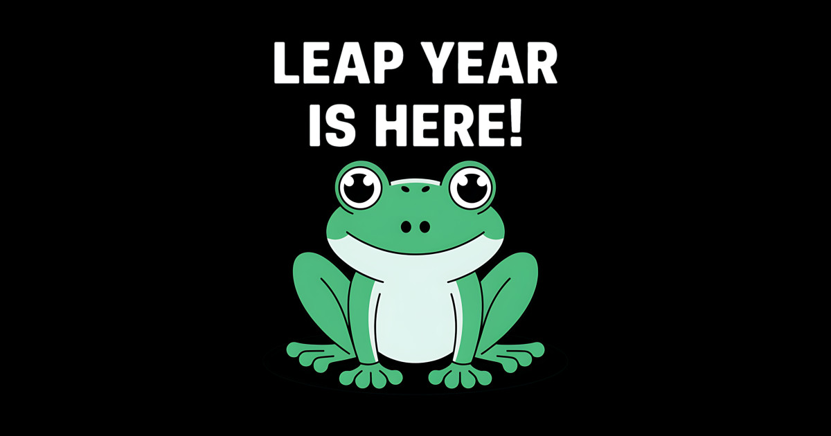 Cute Leap Day Frog for Teachers and Students - Cute Leap Day Frog For ...