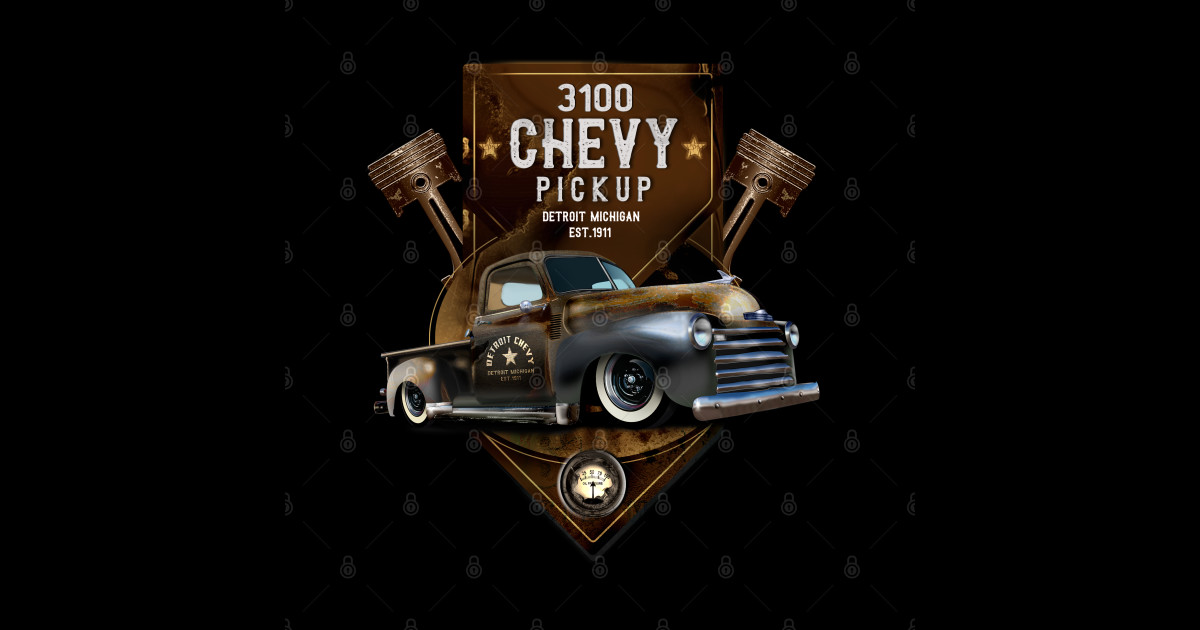 3100 Classic Chevy - Chevy 3100 - Posters and Art Prints | TeePublic