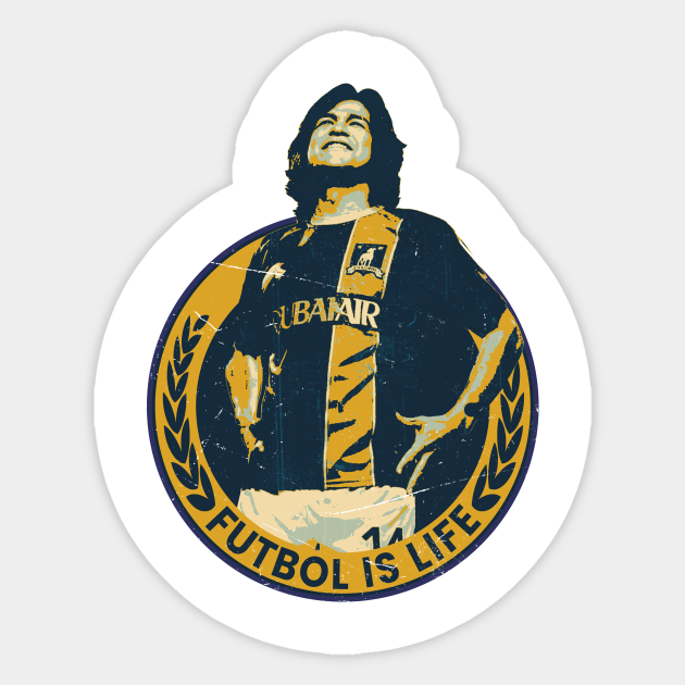 Dani rojas - futbol is life - Ted Lasso - Sticker sold by Estevan ...
