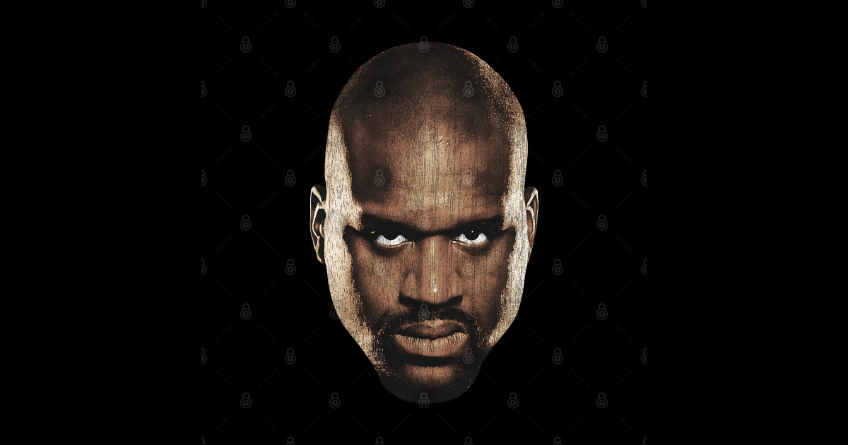 Shaquille Oneal Signature Big Face - Shaquille Oneal - Sticker | TeePublic