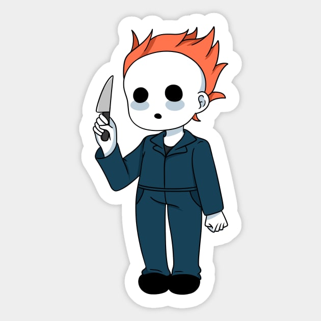 how to draw chibi michael myers