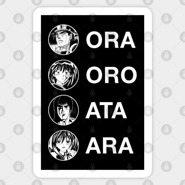 Ora to Ara - Anime - Sticker | TeePublic