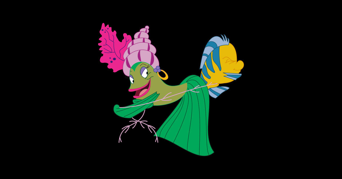 Under the Sea - Cha cha fish - Under The Sea - Sticker | TeePublic