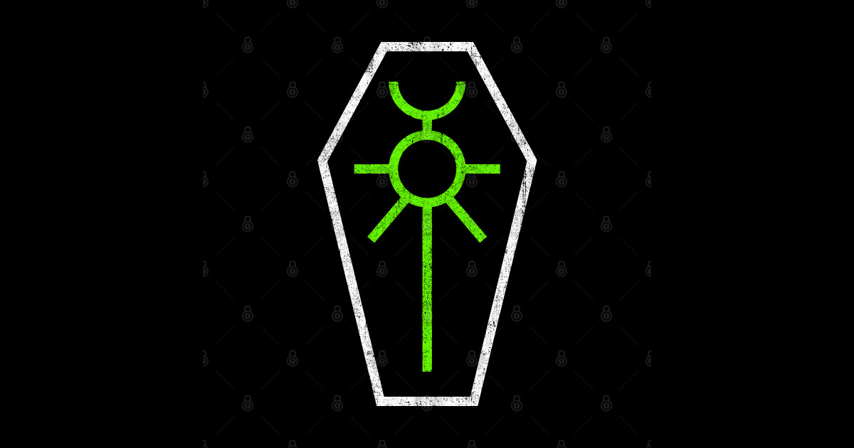 Necrons Symbol (Chest Pocket) - Gaming - Posters and Art Prints | TeePublic
