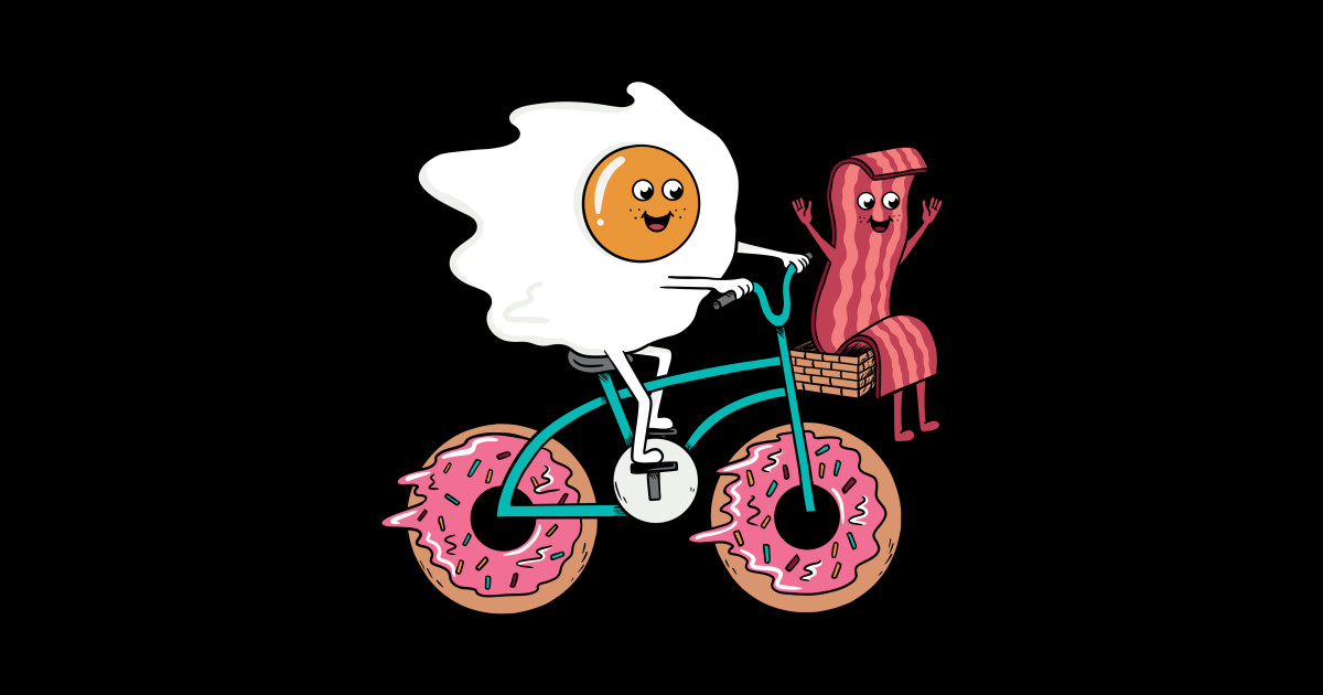 Break-fast - Funny - Sticker | TeePublic