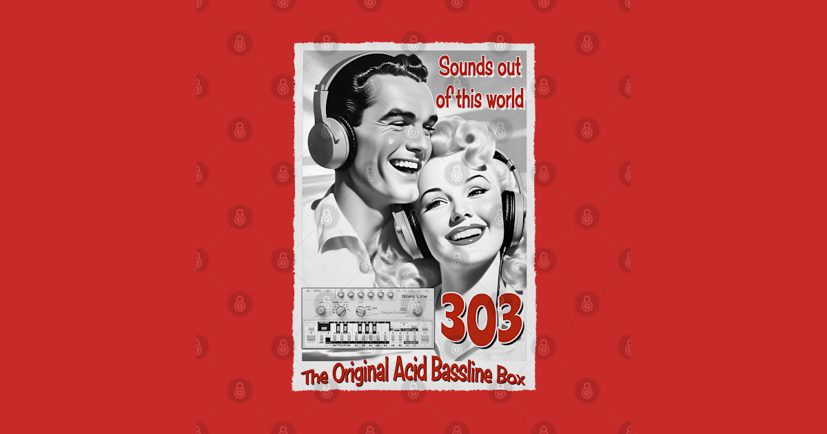 Sounds Out Of This World - Acid 303 Bassline - 303 - T-Shirt | TeePublic