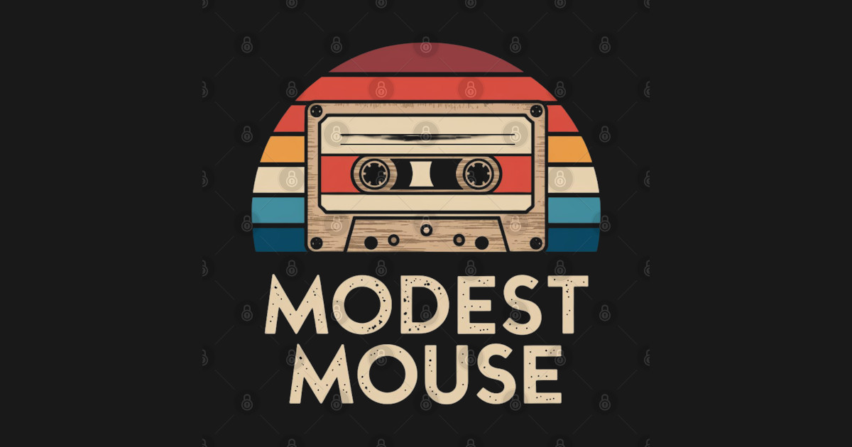 Classic 90s Cassette // Modest Mouse - Cassette - T-Shirt | TeePublic