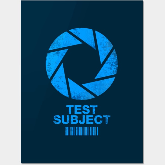 Aperture Science Test Subject -blue- Portal 2 - Posters and Art Prints ...