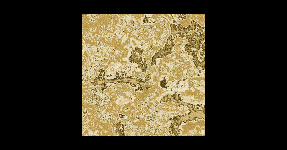 Mustard Yellow Stone Marble - Marble Print - Sticker | TeePublic